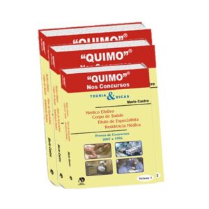 QUIMO 3 VOLUMES: Pediatria/Neonatologia, Cir. Geral/Ginecologia ...